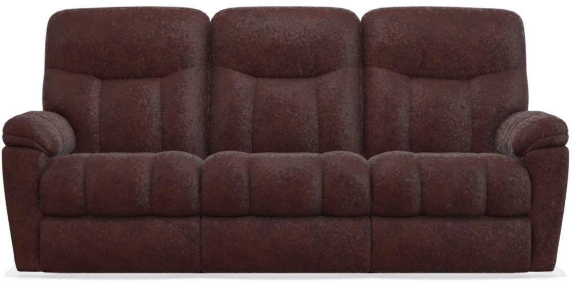 La-Z-Boy Morrison Burgundy Power La-Z-Time Full Reclining Sofa ...